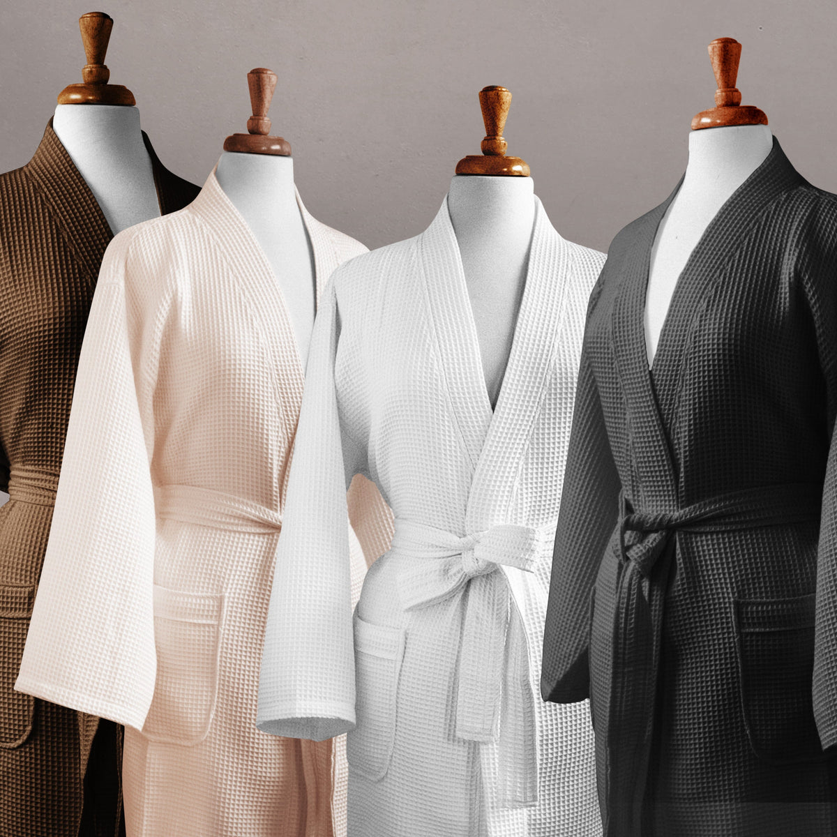 Rebecca Women's Kimono Waffle Robe | Shop Luxury Bedding and Bath at ...